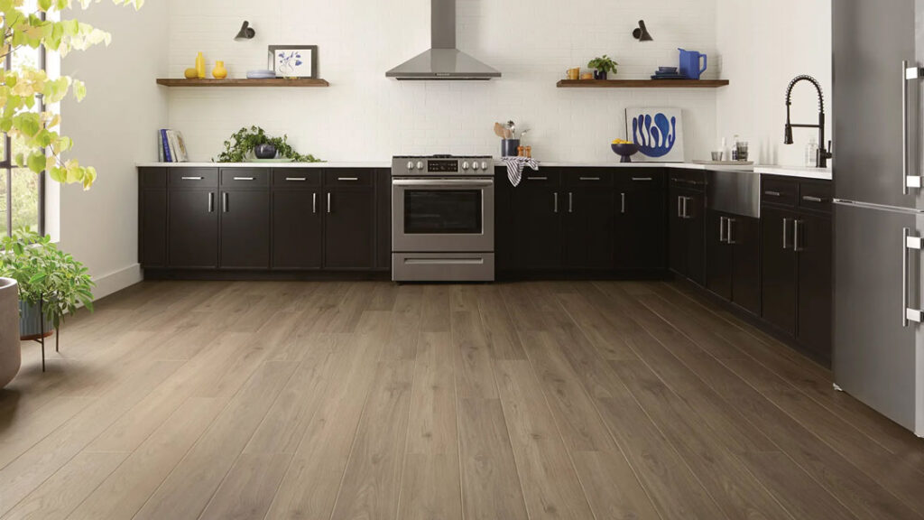 CoreLuxe 5mm w/pad Colosseum Travertine Waterproof Rigid Vinyl Plank ...